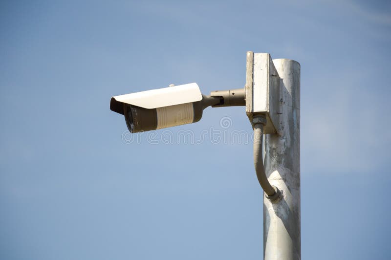 CCTV security camera stock image. Image of closeup, crime - 93717733