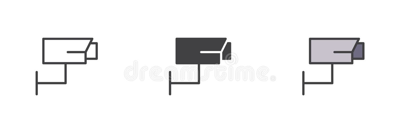 Outline Cctv Stock Illustrations – 7,441 Outline Cctv Stock ...