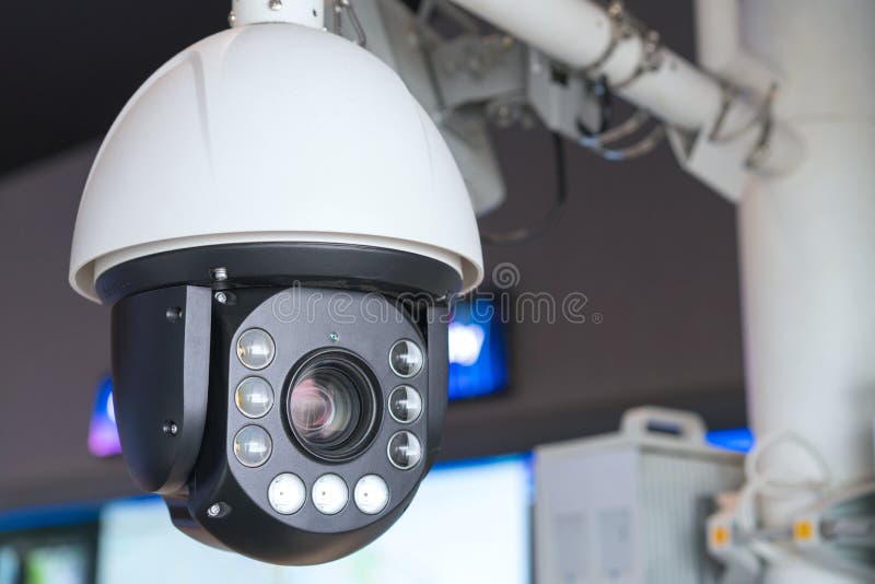 CCTV Security Camera Inside the Building for Crime Protect Stock Photo ...