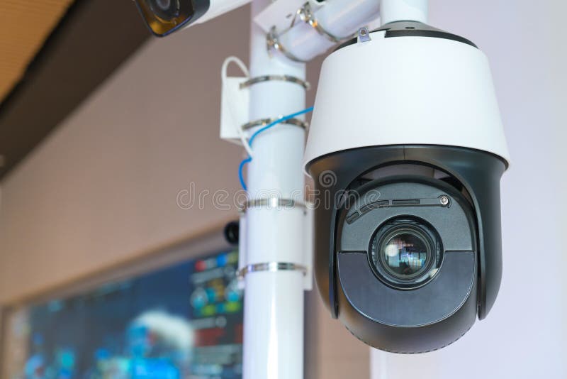 CCTV Security Camera Inside the Building for Crime Protect Stock Photo ...