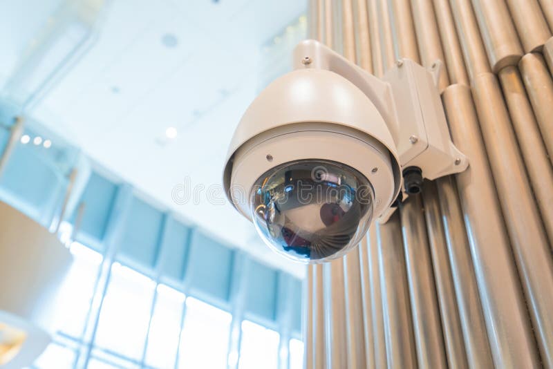 CCTV Security Camera Inside the Building for Crime Protect Stock Photo ...