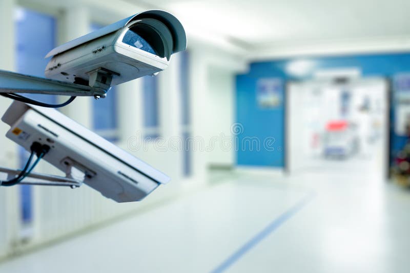 CCTV Security Camera Operating in Hospital Stock Image - Image of ... CCTV Security Camera Operating in Hospital Stock Image - Image of ...