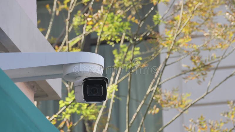 CCTV with Security Icon Floating Around. Stock Video - Video of cctv ...