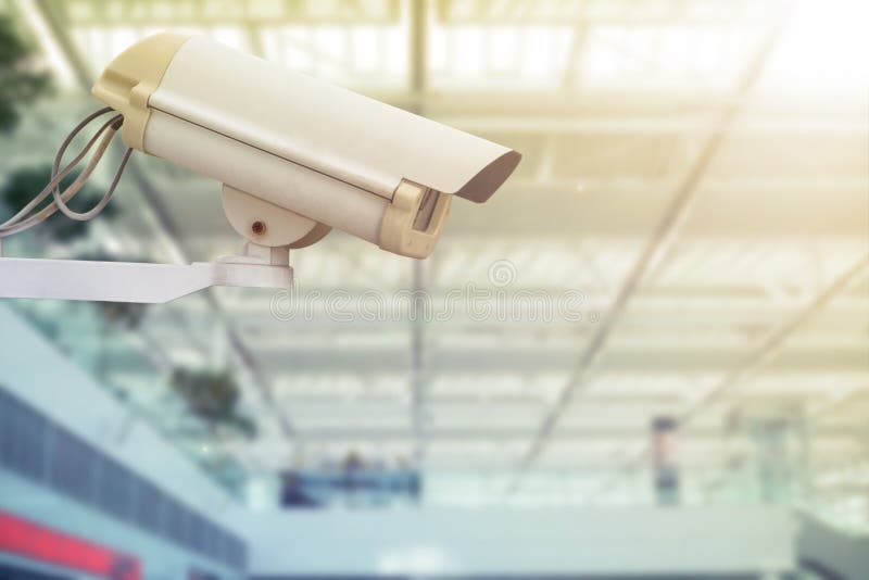 CCTV Security Camera Record Video Stock Photo - Image of security, lens ...