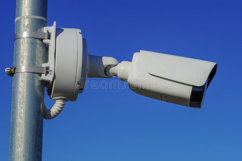 CCTV Security Camera Security Recording Stock Image - Image of wind ...