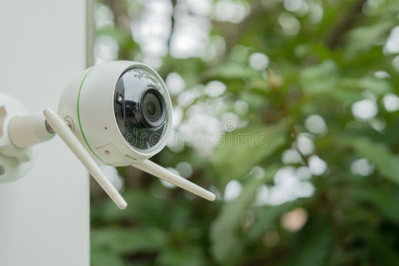 CCTV Security Camera or Surveillance System. Security Camera Installed ...