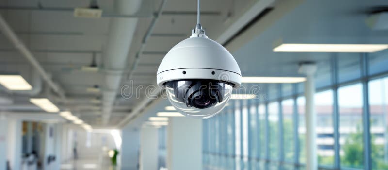 CCTV Security Camera or Surveillance System in Office Stock ...