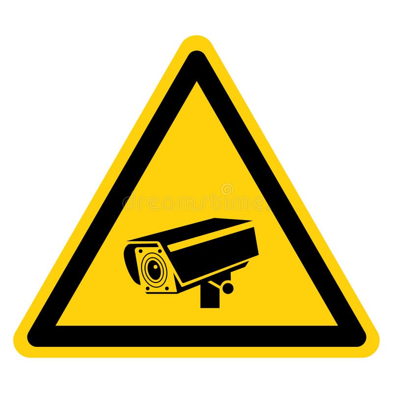 CCTV Security Camera Symbol Sign, Vector Illustration, Isolate on White ...
