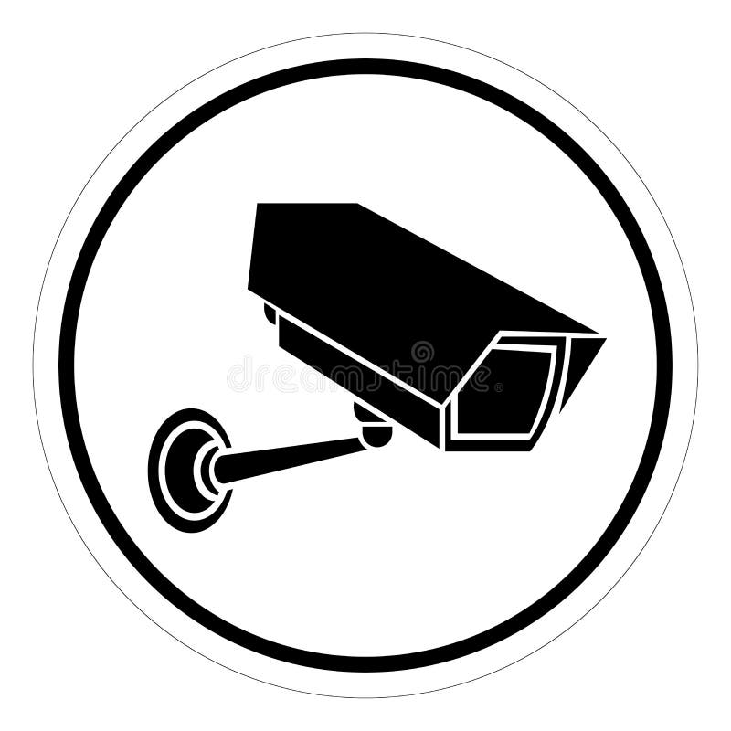 CCTV Security Camera Symbol Sign, Vector Illustration, Isolate on White ...