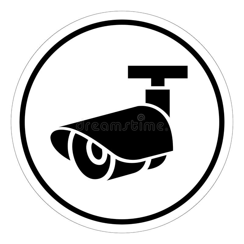 CCTV Security Camera Symbol Sign, Vector Illustration, Isolate on White ...
