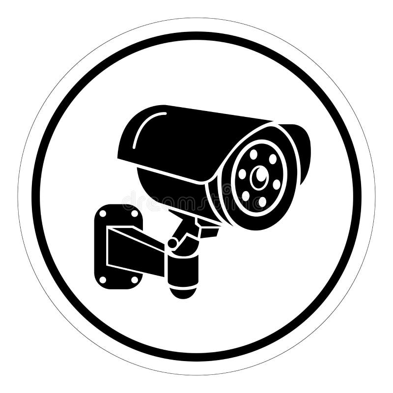 CCTV Security Camera Symbol Sign, Vector Illustration, Isolate on White ...