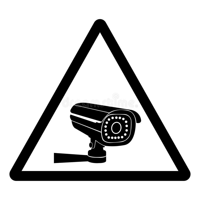CCTV Security Camera Symbol Sign, Vector Illustration, Isolate on White ...