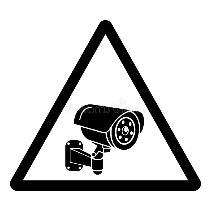 CCTV Security Camera Symbol Sign, Vector Illustration, Isolate on White ...