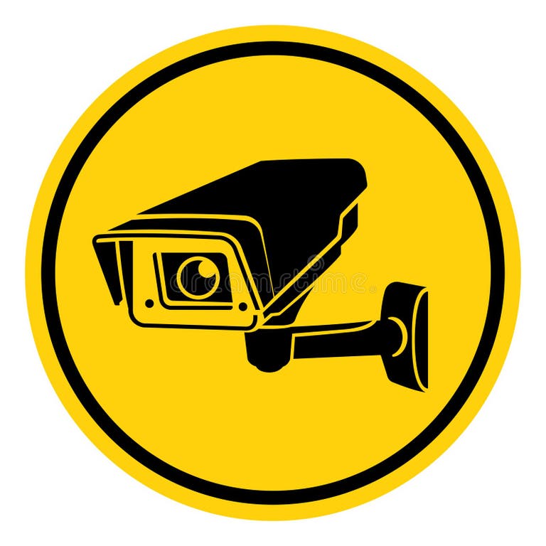 CCTV Security Camera Symbol Sign, Vector Illustration, Isolate on White ...