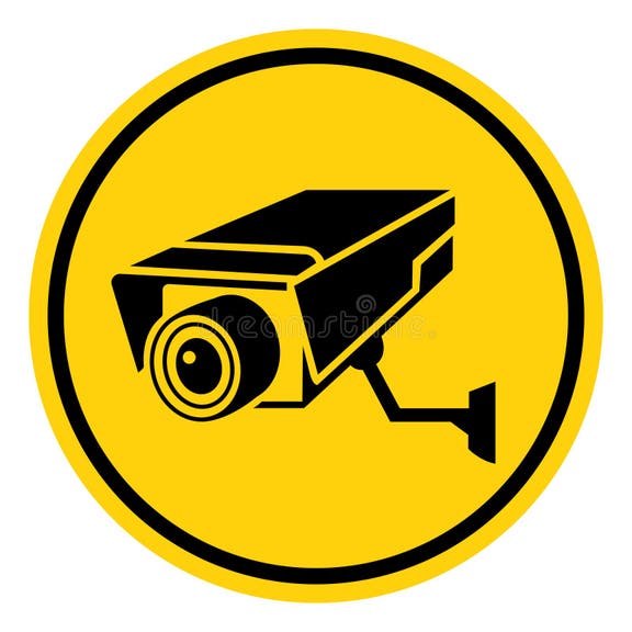 CCTV Security Camera Symbol Sign, Vector Illustration, Isolate on White ...