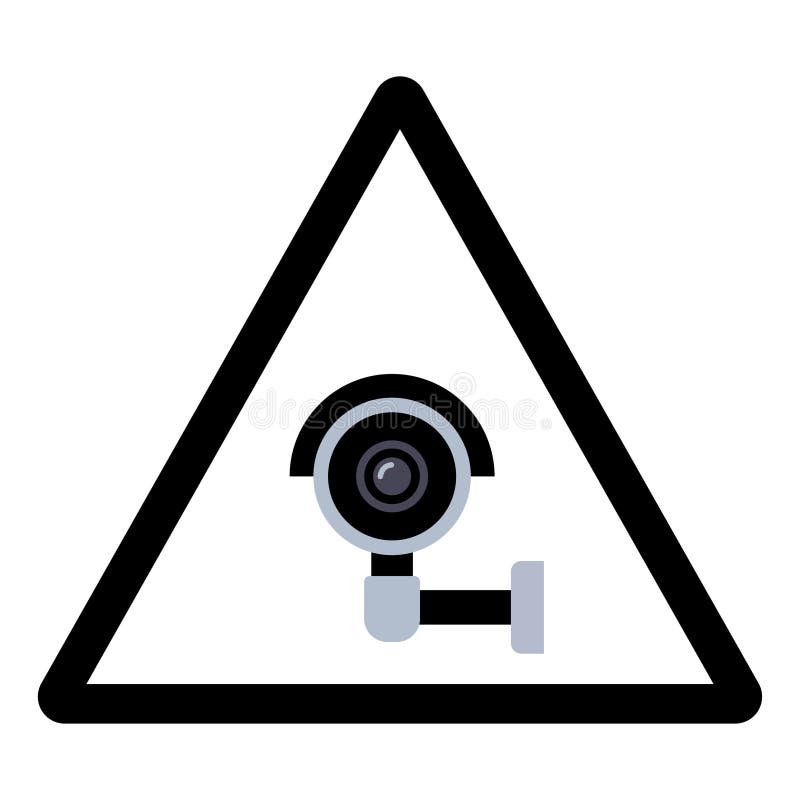 CCTV Security Camera Symbol Sign, Vector Illustration, Isolate on White ...