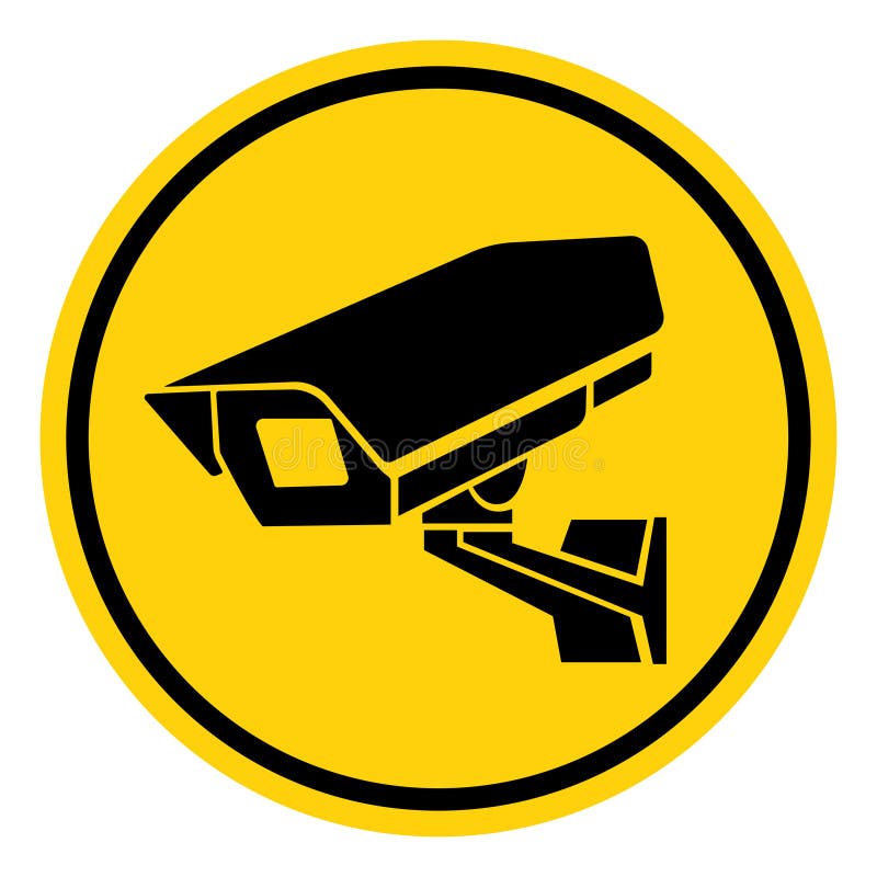 CCTV Security Camera Symbol Sign, Vector Illustration, Isolate on White ...