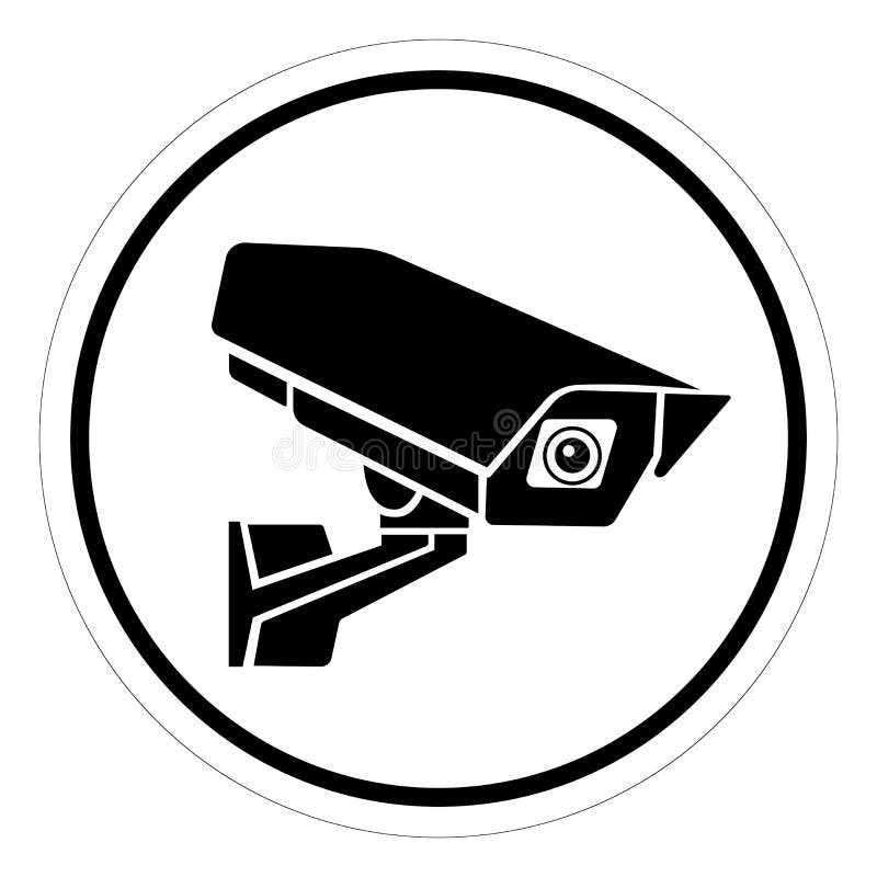 CCTV Security Camera Symbol Sign, Vector Illustration, Isolate on White ...