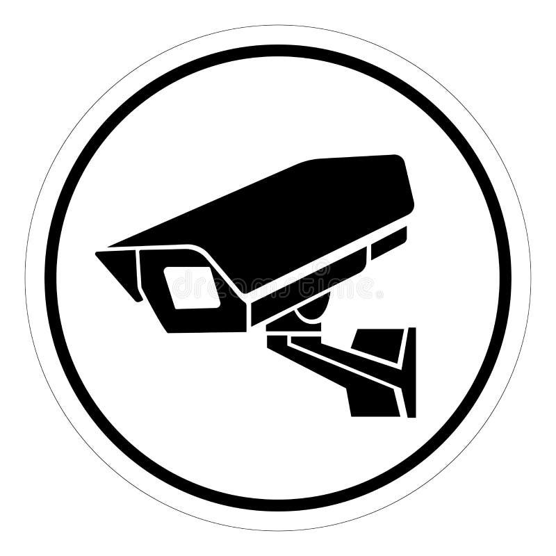 CCTV Security Camera Symbol Sign, Vector Illustration, Isolate on White ...