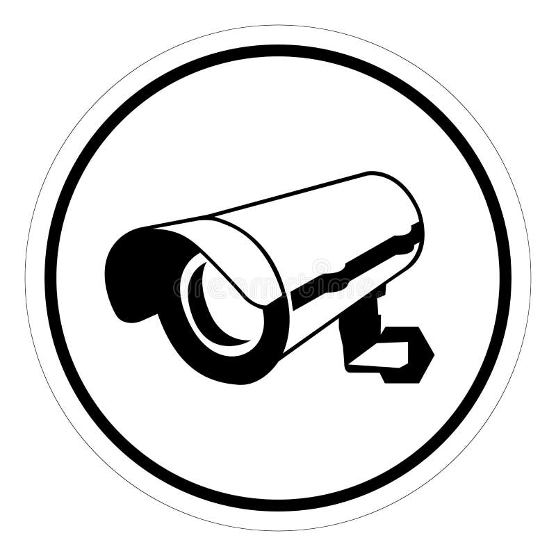 CCTV Security Camera Symbol Sign, Vector Illustration, Isolate on White ...