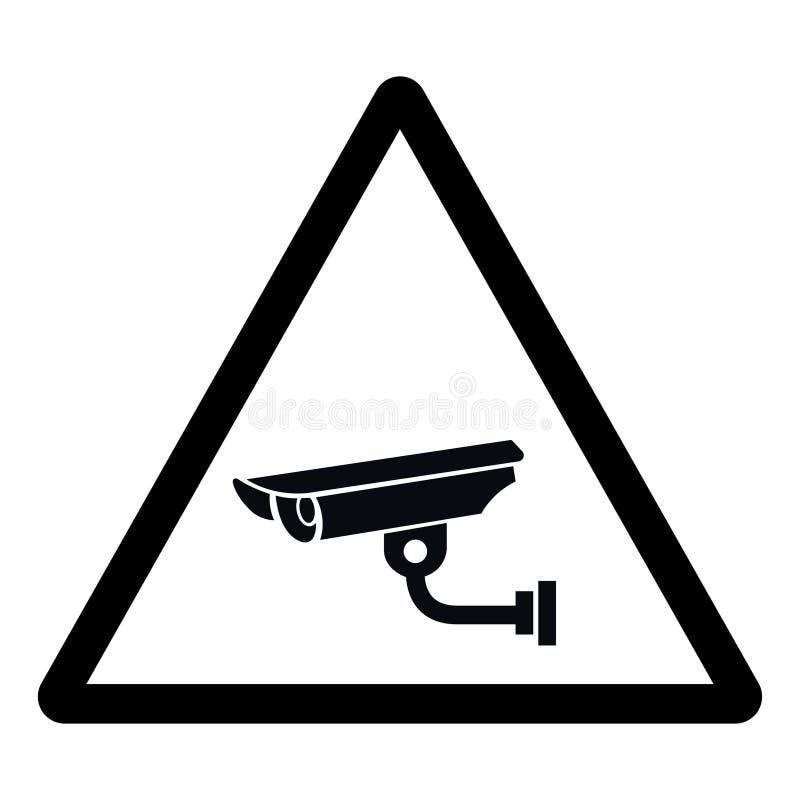 CCTV Security Camera Symbol Sign, Vector Illustration, Isolate on White ...