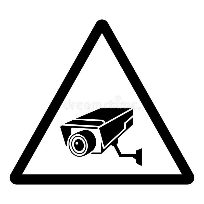 CCTV Security Camera Symbol Sign, Vector Illustration, Isolate on White ...