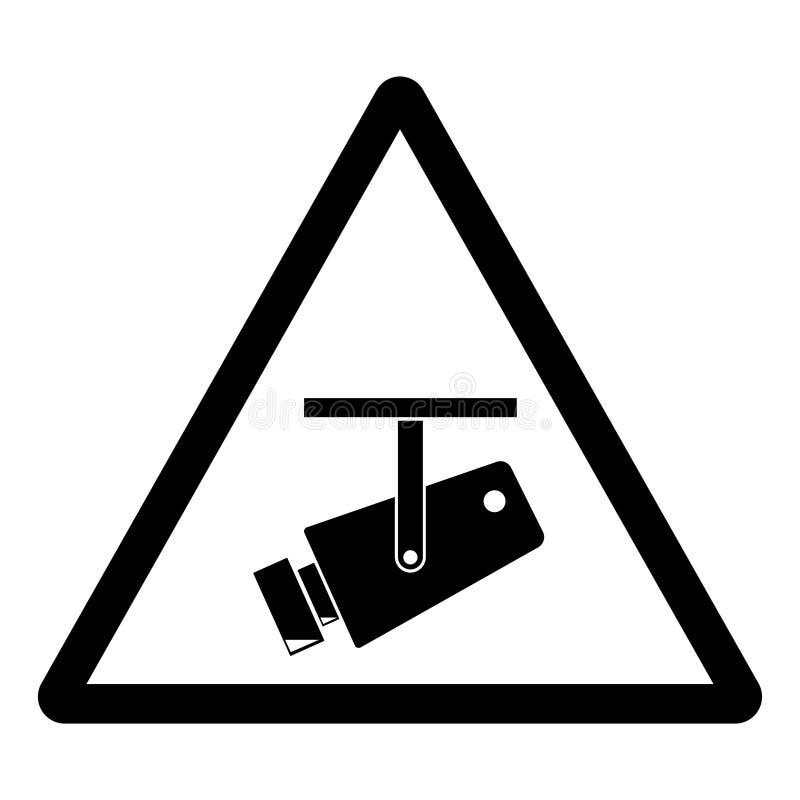 CCTV Security Camera Symbol Sign, Vector Illustration, Isolate on White ...