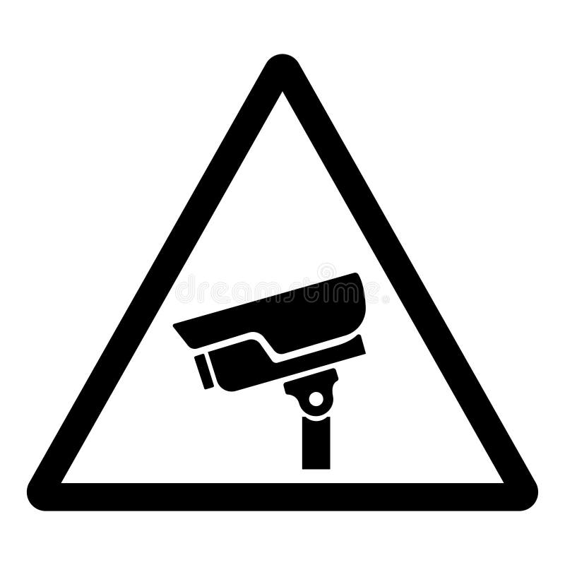 CCTV Security Camera Symbol Sign, Vector Illustration, Isolate on White ...