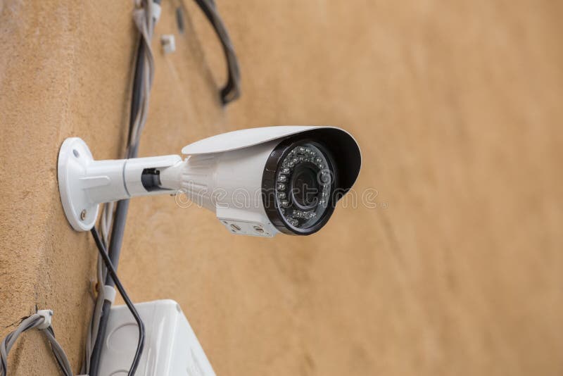 Cctv security camera stock image. Image of thief, monitoring - 64869639