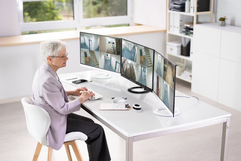 CCTV Security Footage stock photo. Image of room, secure - 254040334