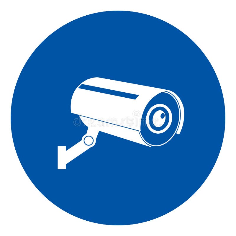 CCTV Security Camera Symbol Sign, Vector Illustration, Isolate on White ...
