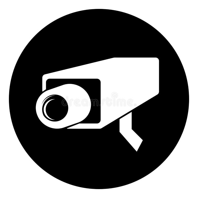 CCTV Security Symbol Sign, Vector Illustration, Isolate on White ...