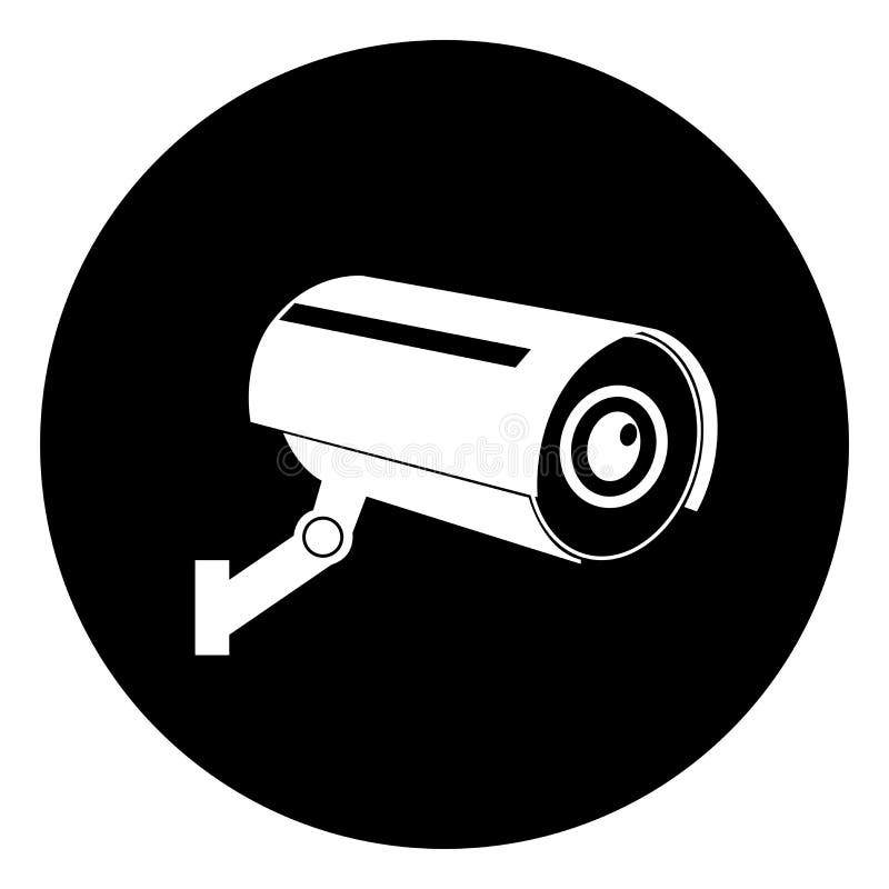 CCTV Security Symbol Sign, Vector Illustration, Isolate on White ...