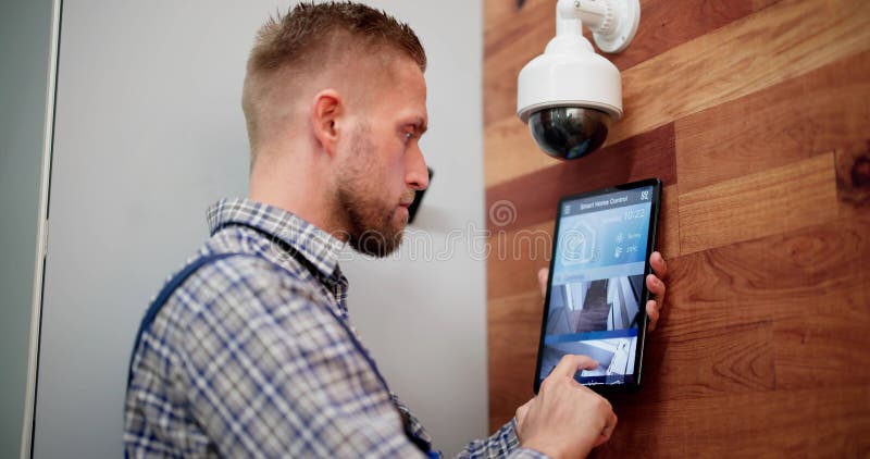 Cctv Security System Alarm Home Office Stock Image - Image of ...