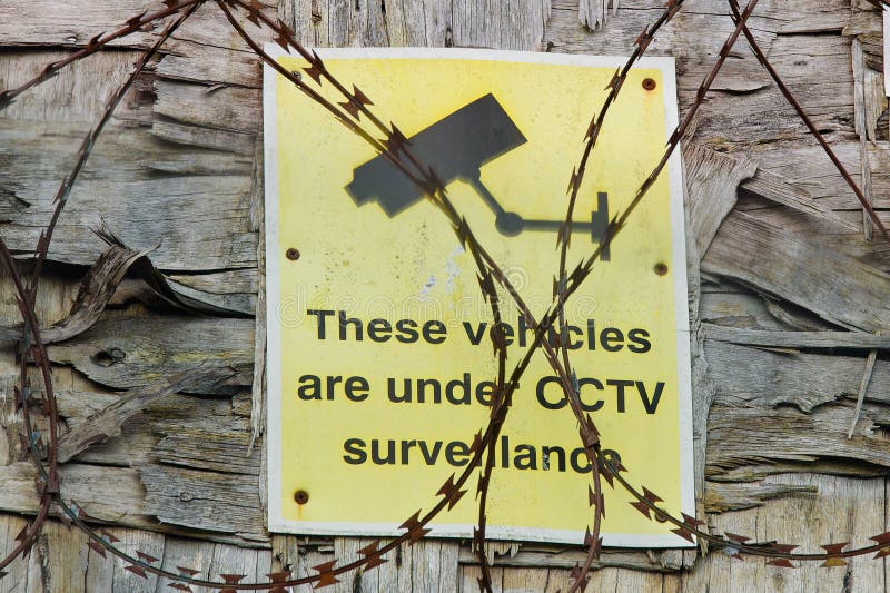 CCTV Sign Notification Premises are Protected by Video Surveillance ...