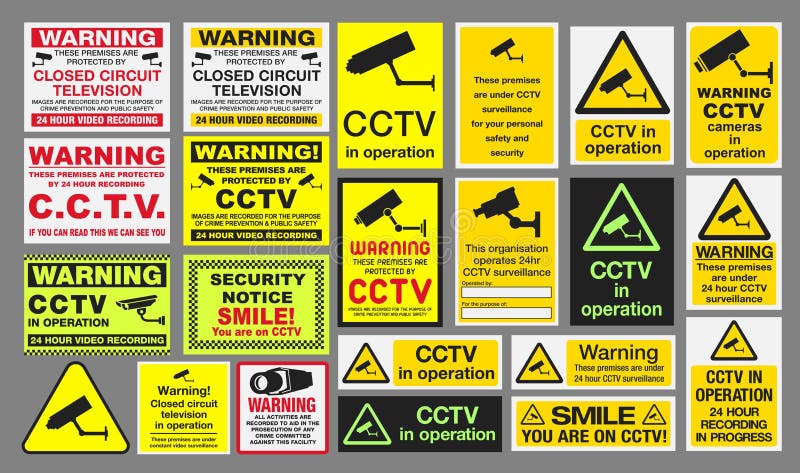 Cctv Triangle Symbols Stock Illustrations – 9 Cctv Triangle Symbols ...