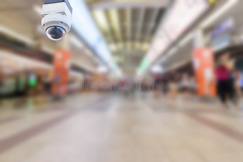 CCTV in Sky Train Terminal Gate Stock Photo - Image of technology ...