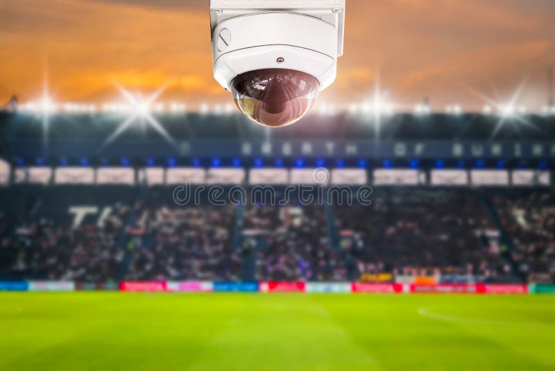Cctv Stadium Football Twilight Background Stock Photos - Free & Royalty ...