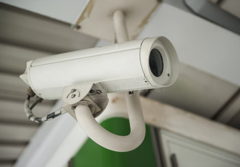 CCTV in the Station stock image. Image of control, lens - 34074919