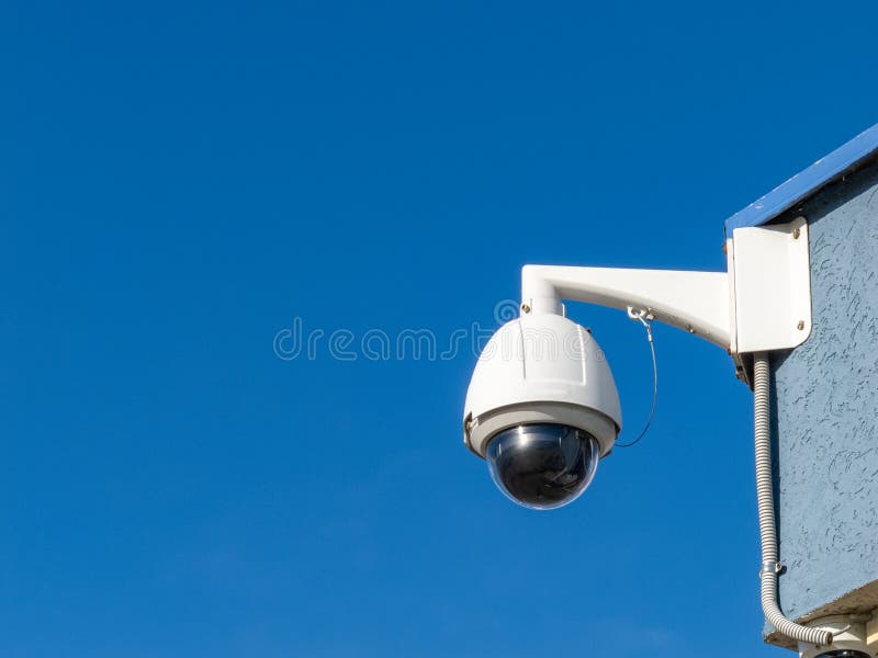 CCTV Surveillance Camera in the Area, Security Stock Photo - Image of ...