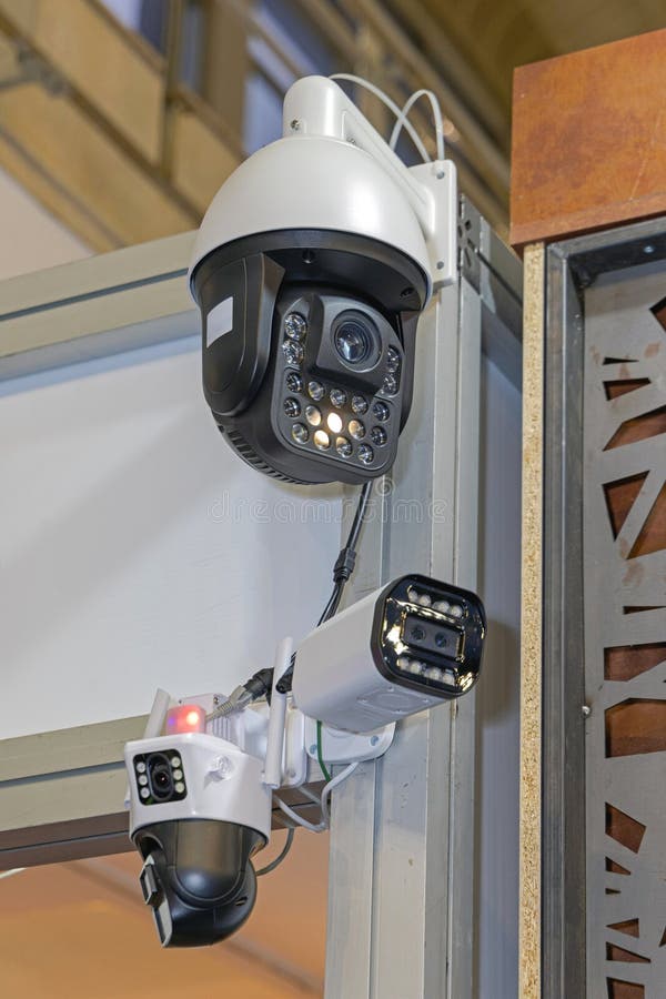 CCTV Surveillance System stock image. Image of europe - 392552075