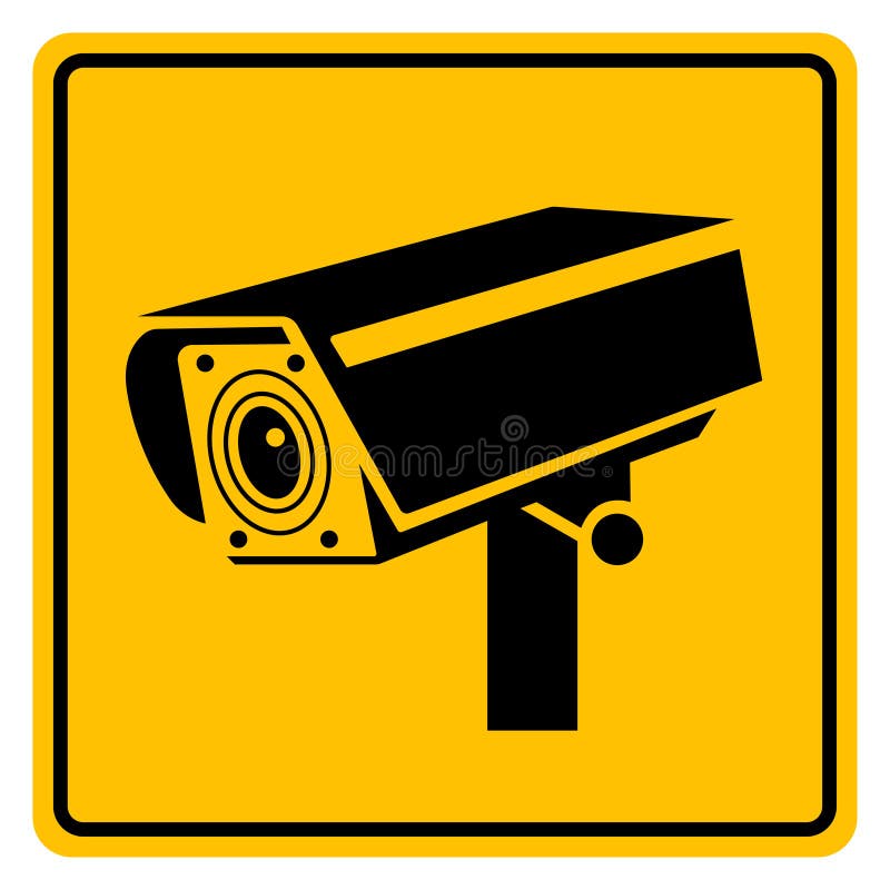 CCTV Symbol Sign, Vector Illustration, Isolate on White Background ...