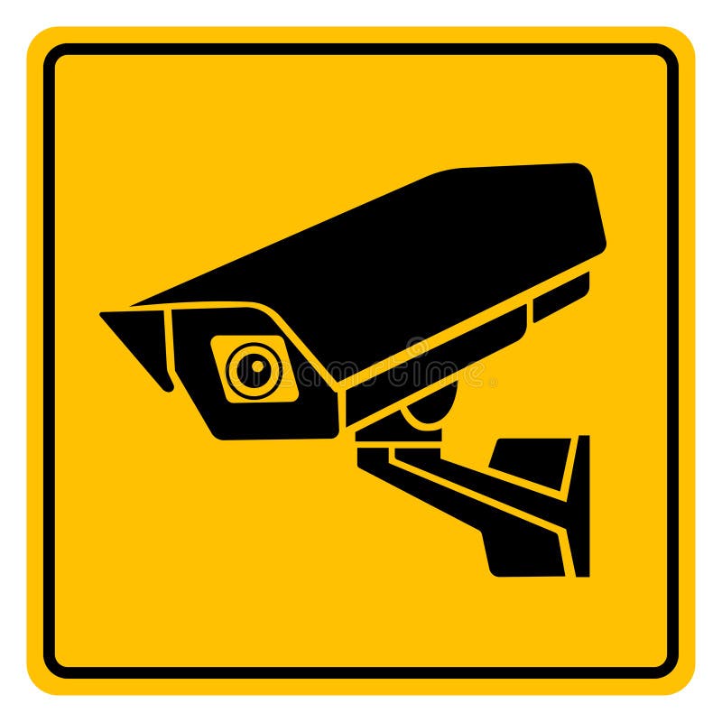 CCTV Symbol Sign, Vector Illustration, Isolate on White Background ...