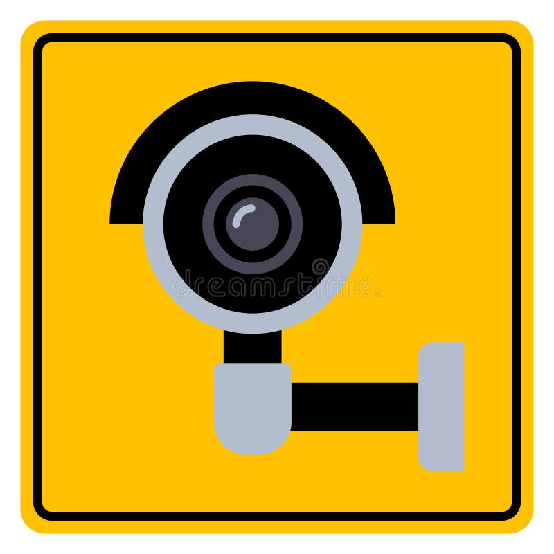 CCTV Symbol Sign, Vector Illustration, Isolate on White Background ...