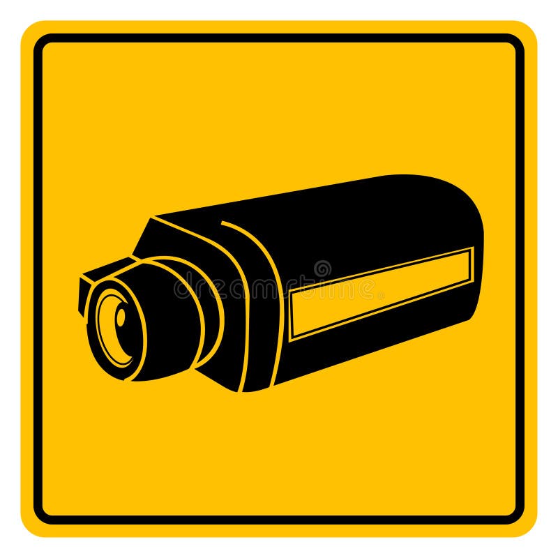 CCTV in Operation 24 Hours Symbol Sign, Vector Illustration, Isolate on ...