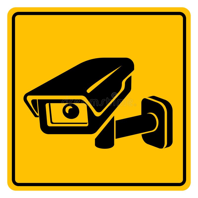 CCTV Symbol Sign, Vector Illustration, Isolate on White Background ...