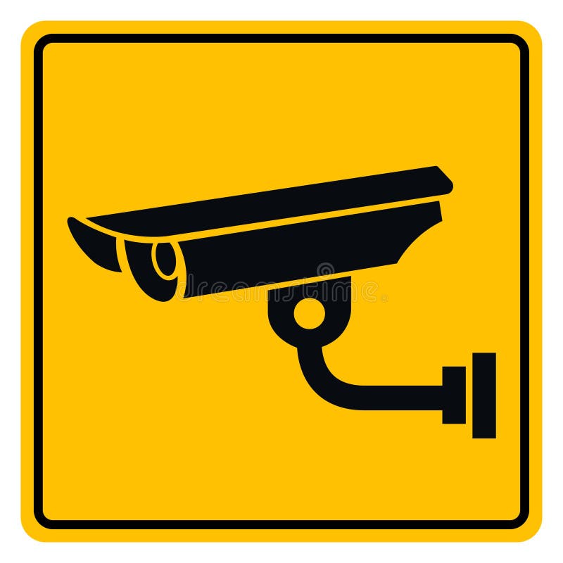CCTV Symbol Sign, Vector Illustration, Isolate on White Background ...