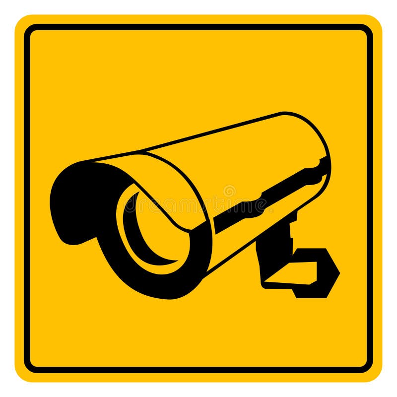 CCTV Symbol Sign, Vector Illustration, Isolate on White Background ...