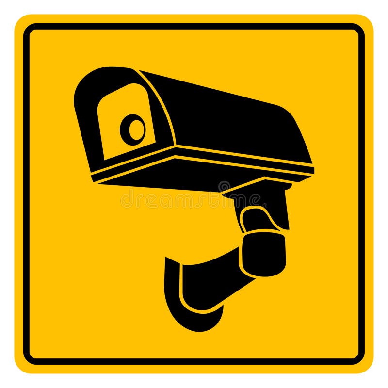CCTV Symbol Sign, Vector Illustration, Isolate on White Background ...