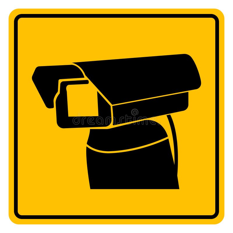 CCTV Symbol Sign, Vector Illustration, Isolate on White Background ...